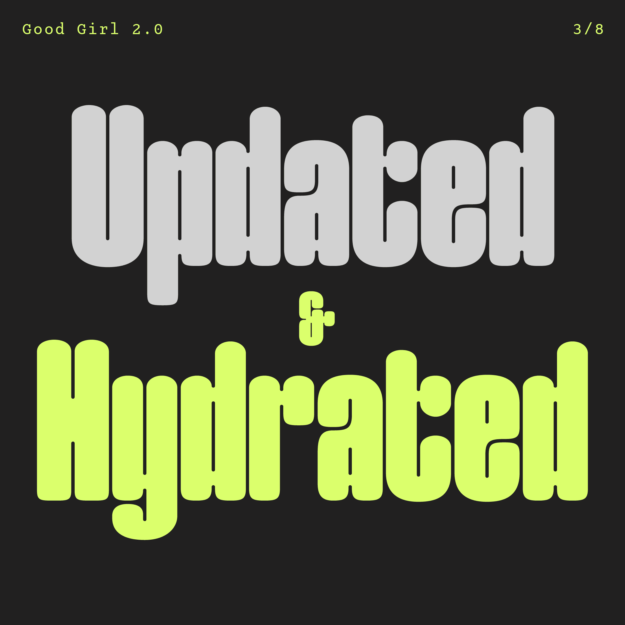 Good Girl – Type Department