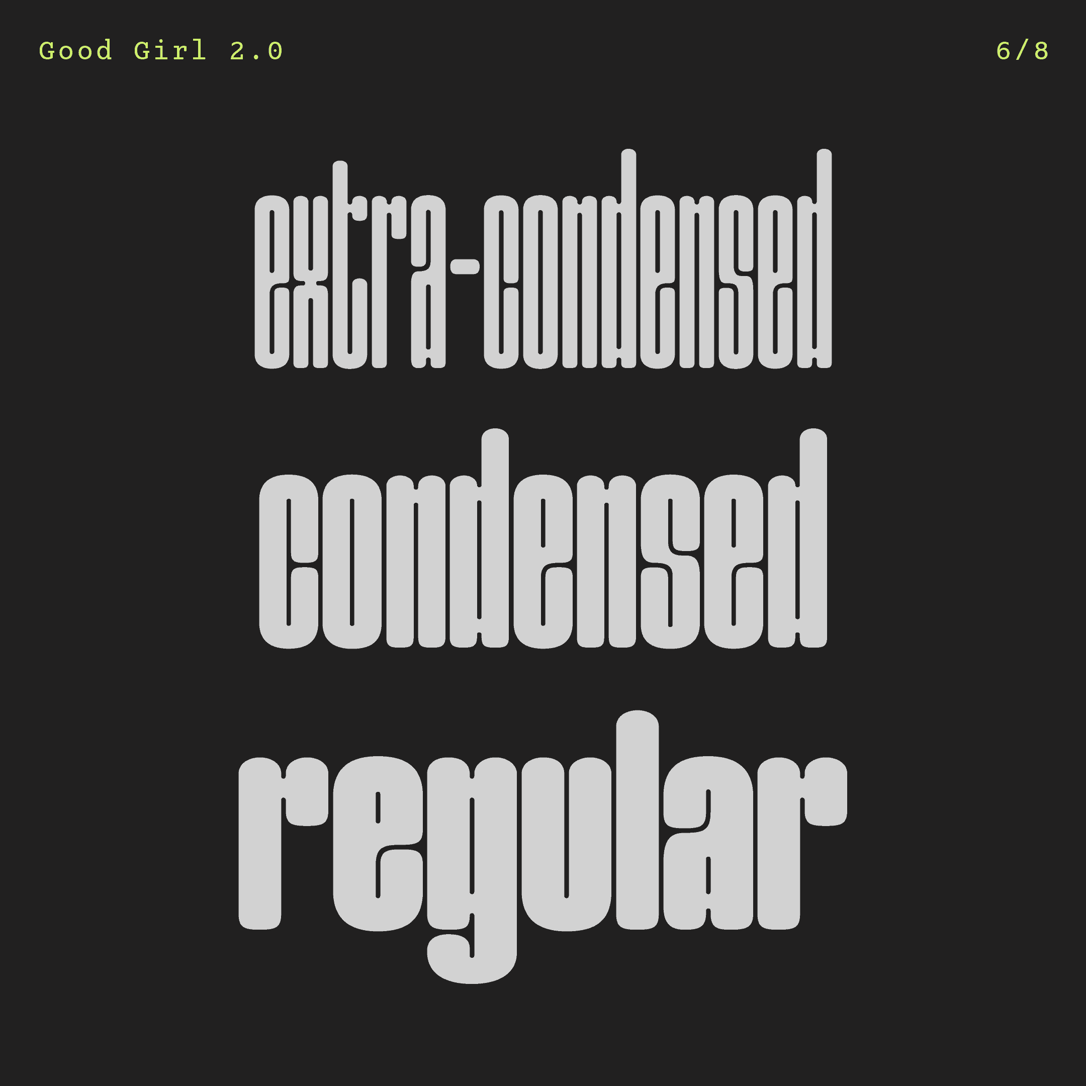 Good Girl – Type Department