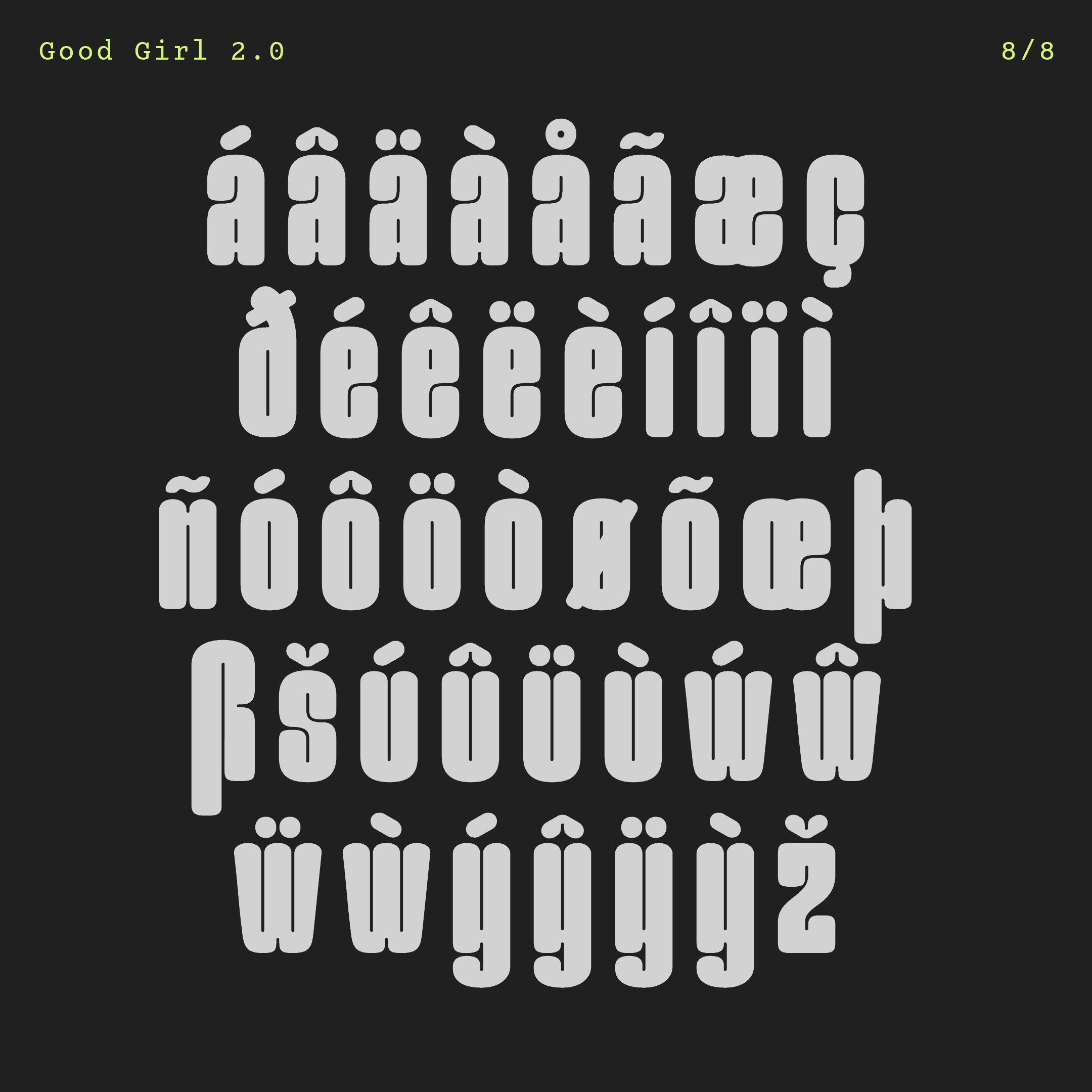 Good Girl – Type Department