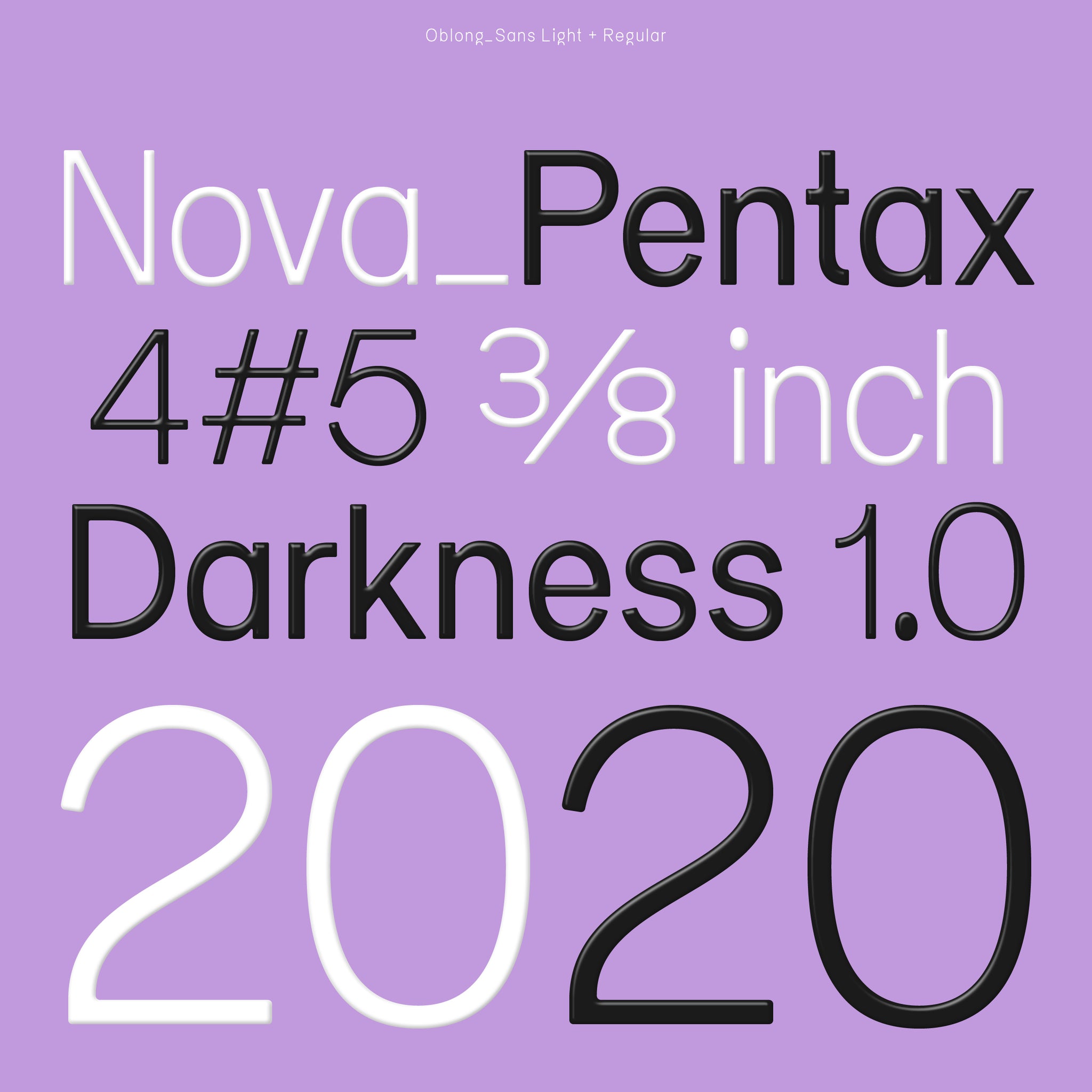 Oblong Sans – Type Department