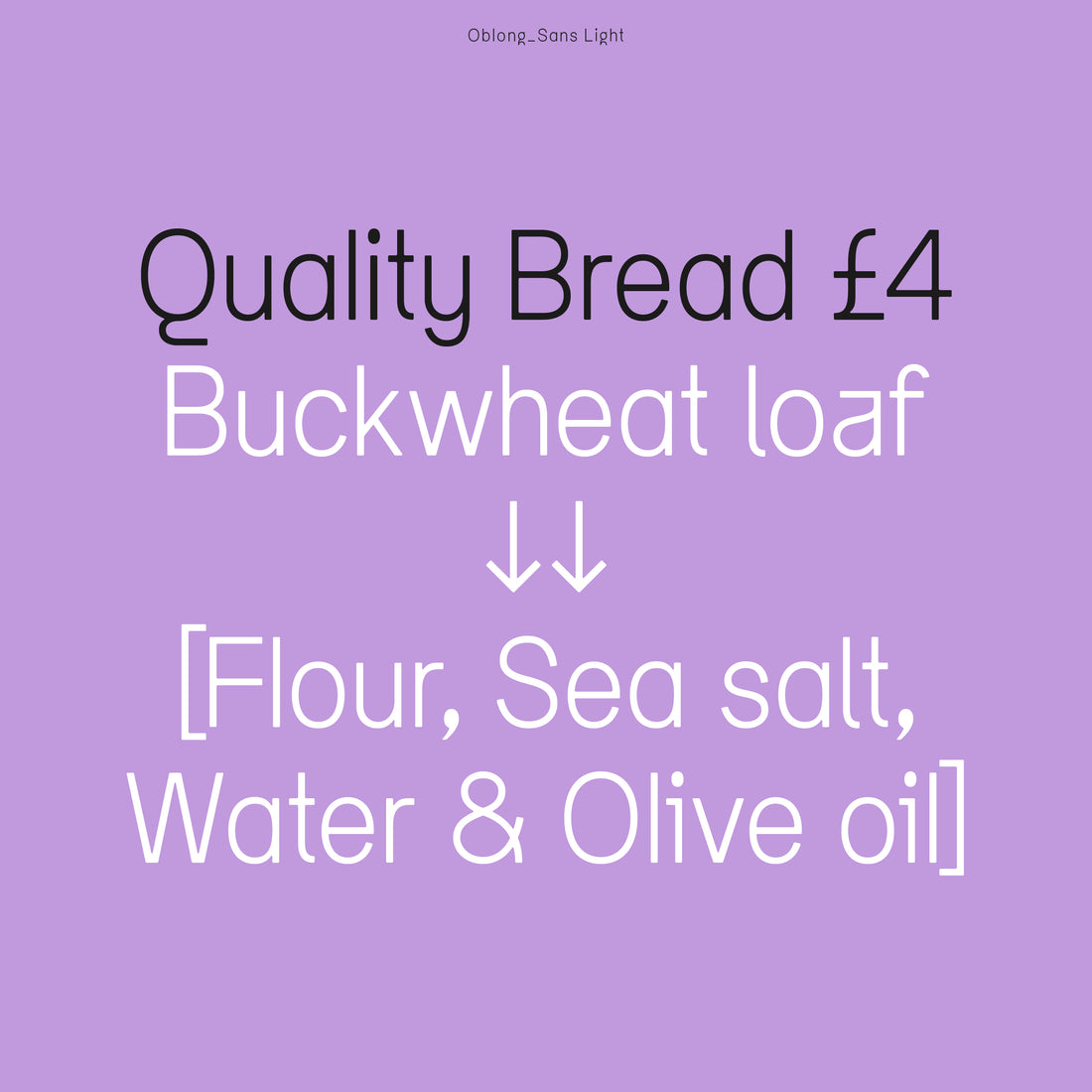 Oblong Sans – Type Department