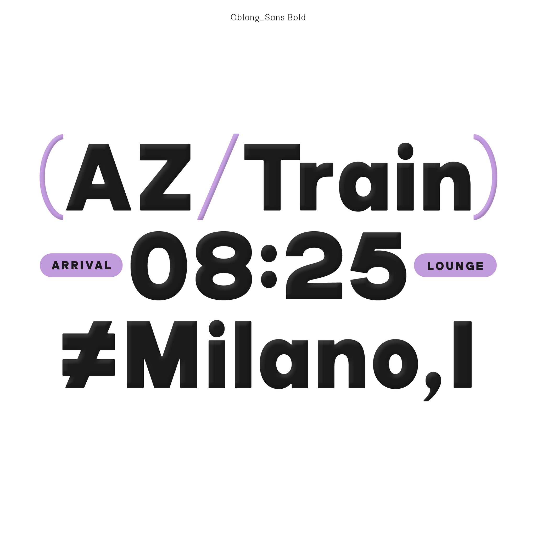 Oblong Sans – Type Department
