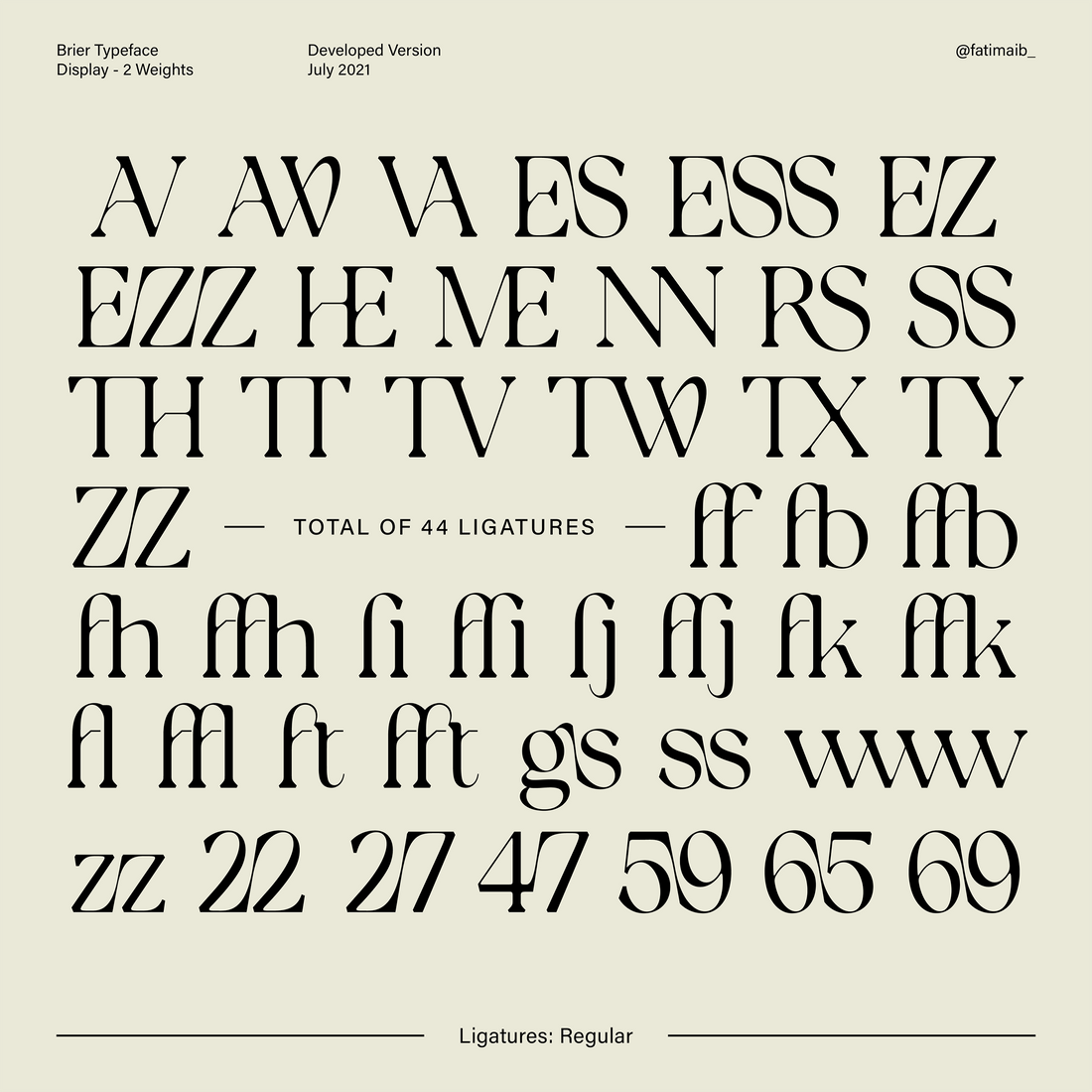 Brier – Type Department