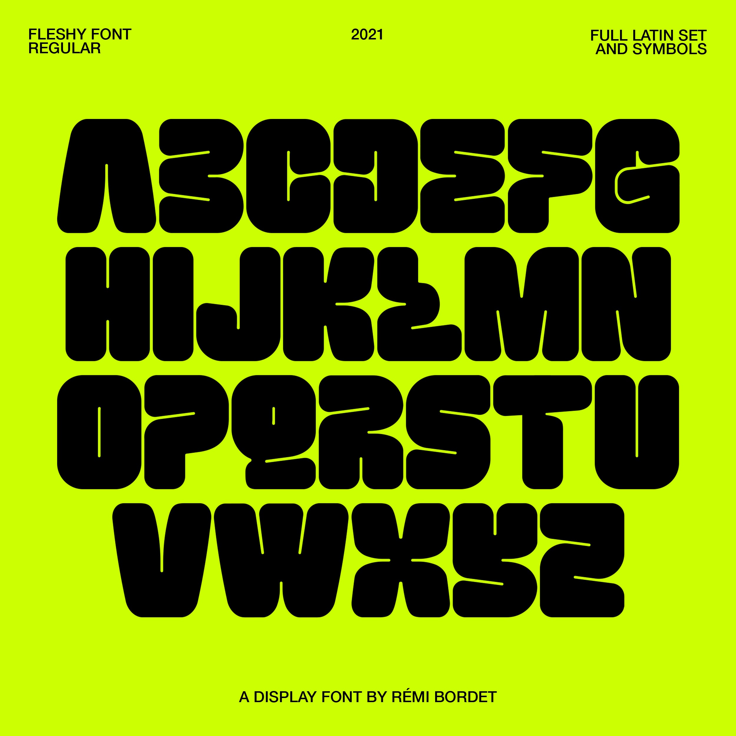 Fleshy Font – Type Department