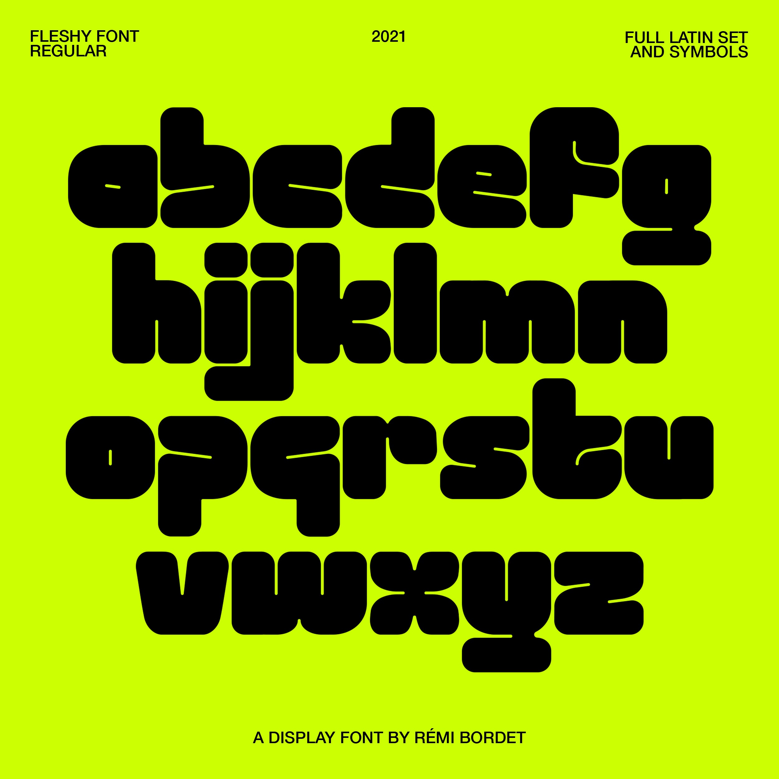 Fleshy Font – Type Department