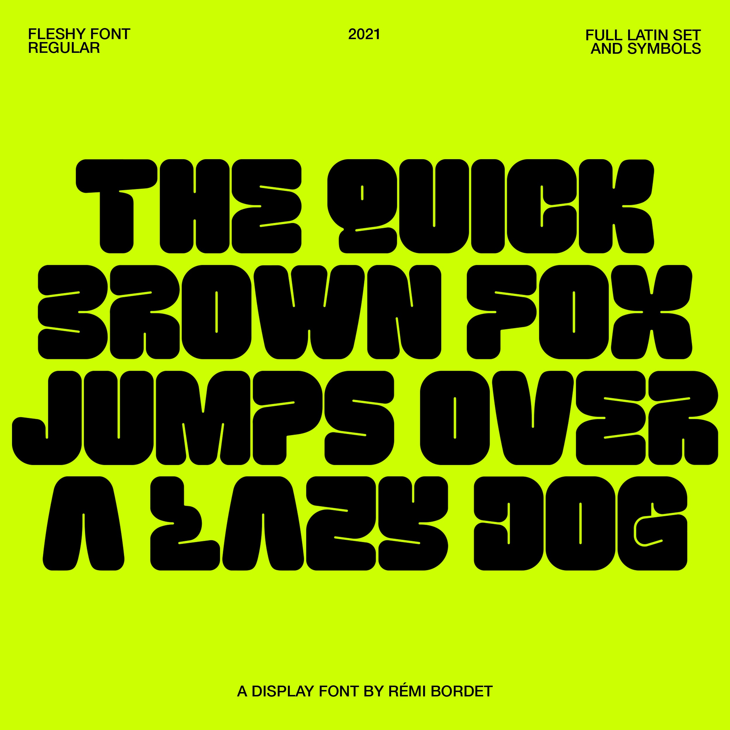 Fleshy Font – Type Department